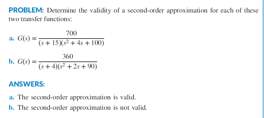Solved Problem Determine The Validity Of A Second Order