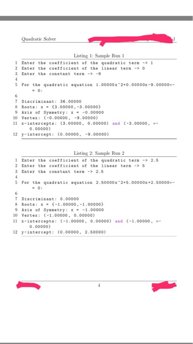 Solved What is the source code for this output in java | Chegg.com