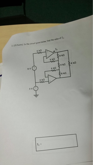 Solved In the circuit given below, find the value of I_x. | Chegg.com