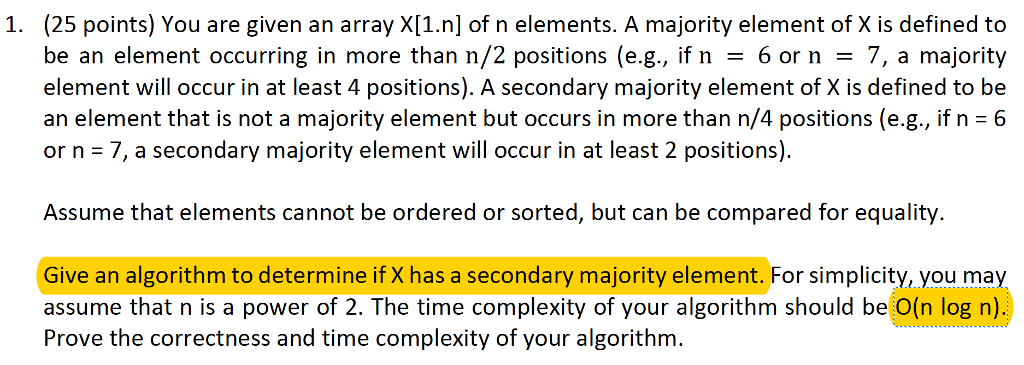 Solved You Are Given An Array X 1n Of N Elements A