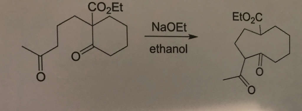 Solved CO2Et EtO2C NaOEt ethanol | Chegg.com