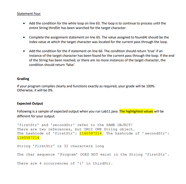 Solved Purpose Working With String Class Methods General