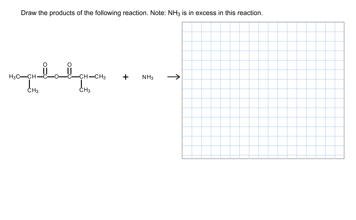 Solved Draw the products of the following reaction. Note: | Chegg.com