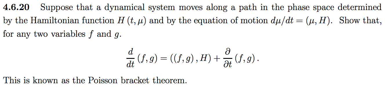 Solved 4.6.20 Suppose that a dynamical system moves along a | Chegg.com