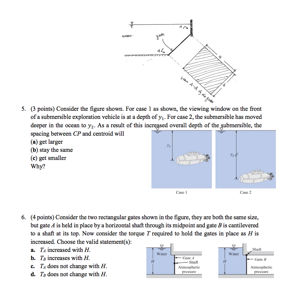 Solved Consider the figure shown. For case 1 as shown, the | Chegg.com