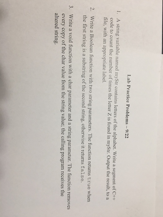 Solved A string variable named myStr contains letters of the | Chegg.com
