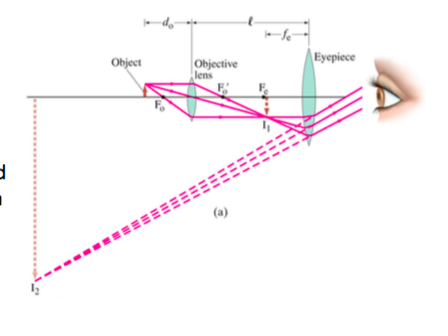 Solved (a) The focal length of a microscope objective is | Chegg.com