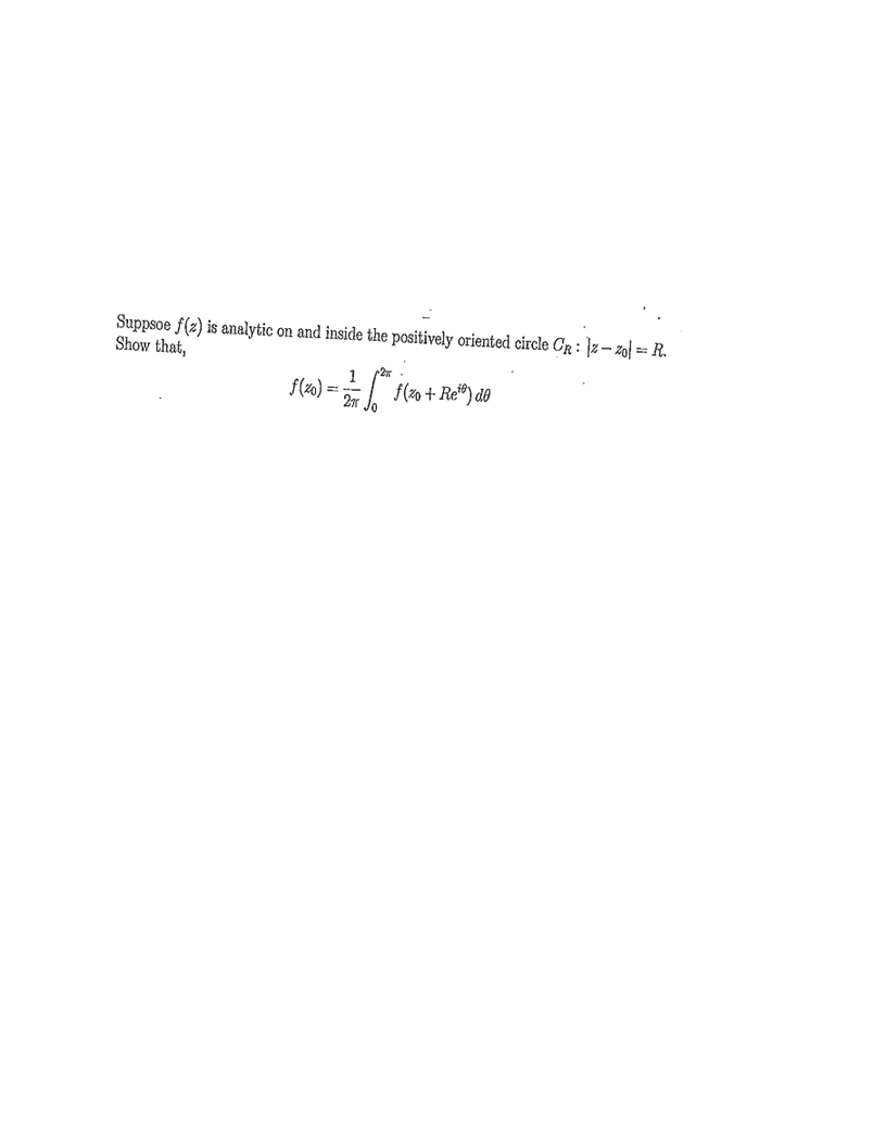 Solved Suppose f(z) is analytic on and inside the positively | Chegg.com