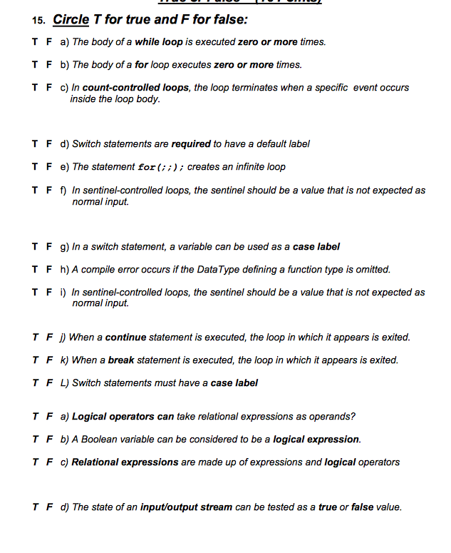 Solved 2 How Many Times Does The Body Of The Following