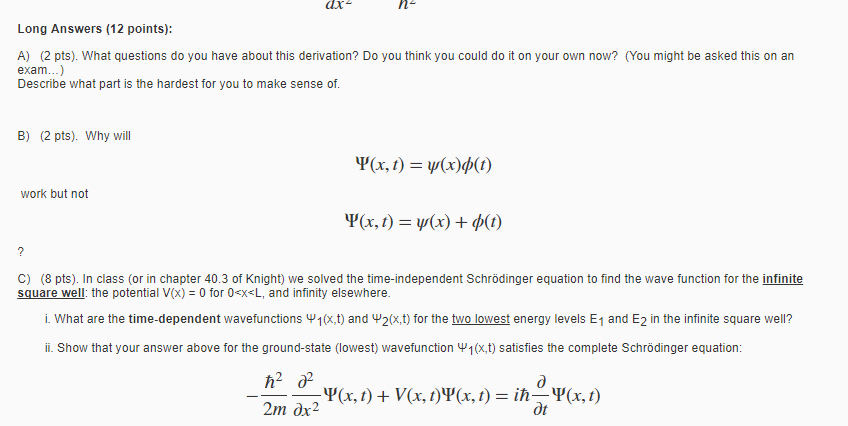 Solved 25. Long Answer (12 points) Your book only presents | Chegg.com