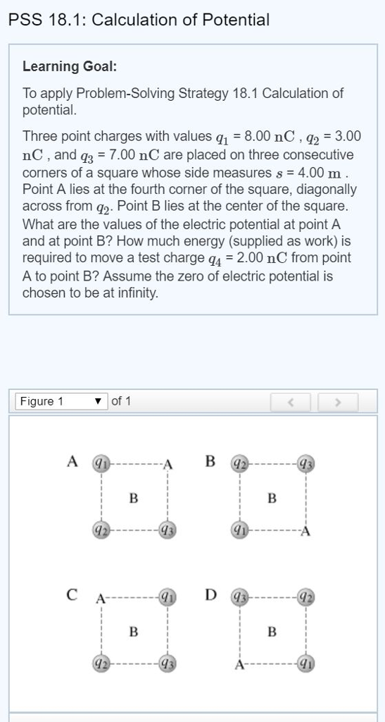 Solved PSS 18.1: Calculation of Potential Learning Goal To | Chegg.com