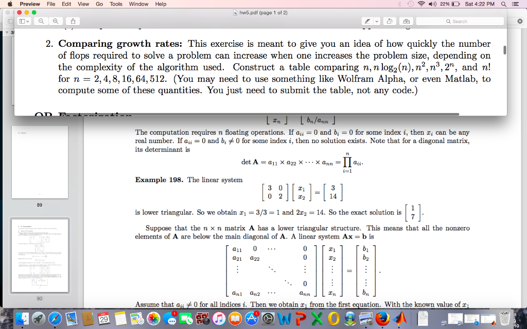 Solved Comparing growth rates: This exercise is meant to | Chegg.com