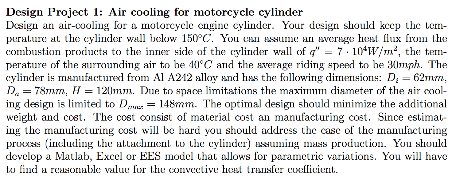 Solved I need help finding the fin efficiency of a | Chegg.com