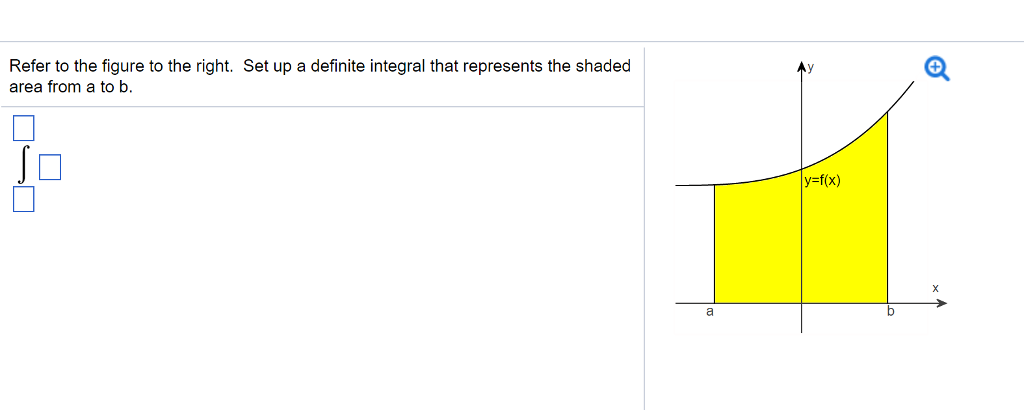 Solved Refer to the figure to the right. Set up a definite | Chegg.com