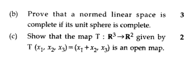 Solved Prove that a normed linear space is complete if its | Chegg.com