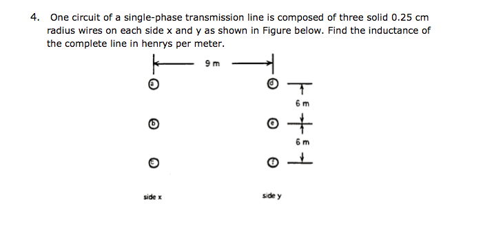 Solved One circuit of a single-phase transmission line is | Chegg.com