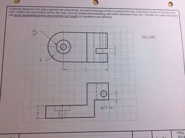Solved Correctly dimension this object generically using | Chegg.com