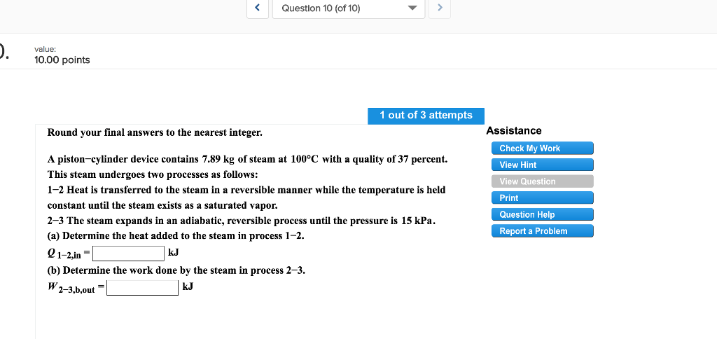 Solved Round your final answers to the nearest integer. A | Chegg.com