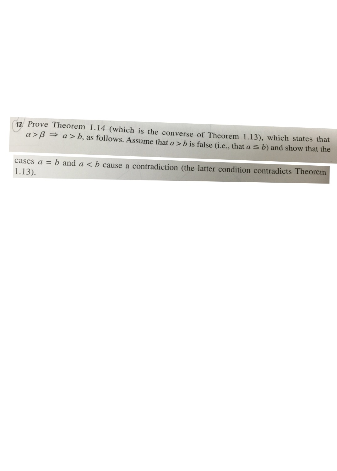 Solved Prove Theorem 1.14 (which is the converse of Theorem | Chegg.com