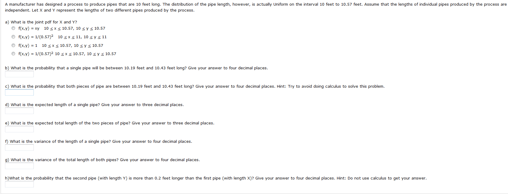 A manufacturer has designed a process to produce | Chegg.com