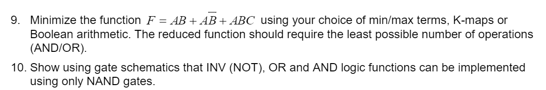 Solved Minimize The Function F Ab Ab Abc Using Your 1429