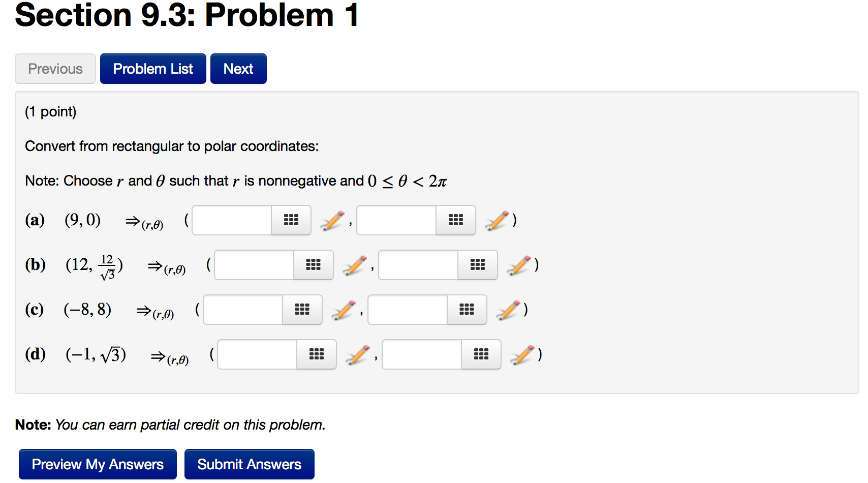 Solved Section 9 3 Problem 1 Previous Problem List Next 1