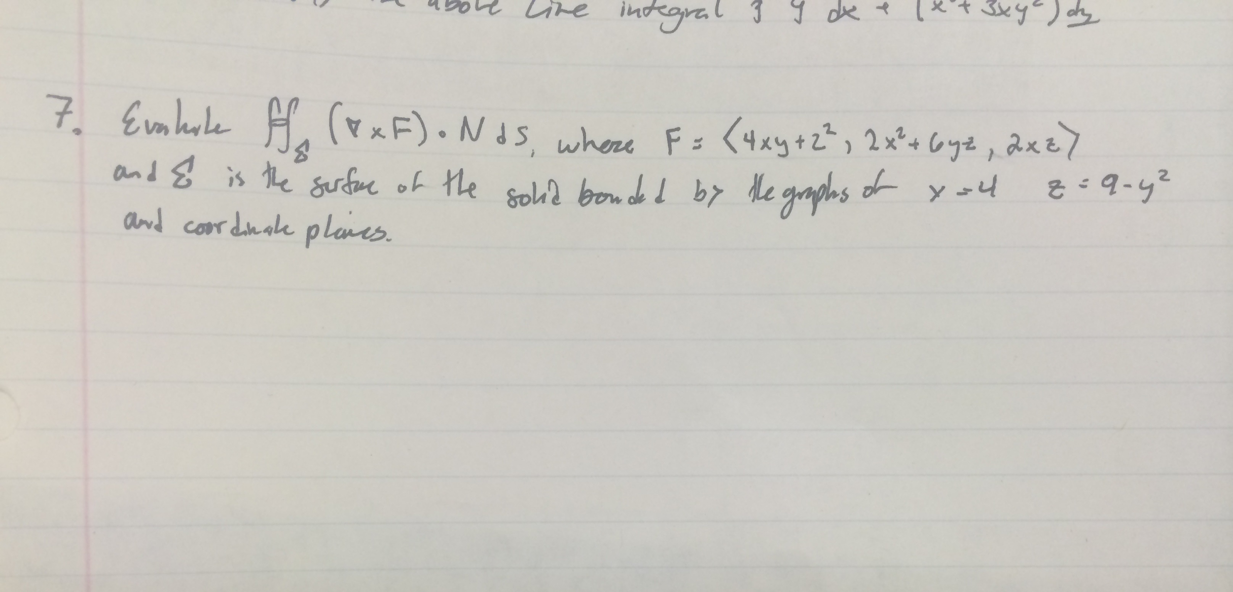Solved Evaluate Integral Integral nabala X F Nds Where Chegg Solved Evaluate Integral Integral nabala X F Nds Where Chegg