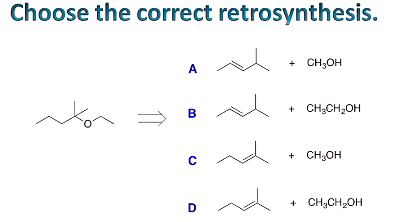 Solved Choose the correct retrosynthesis. | Chegg.com