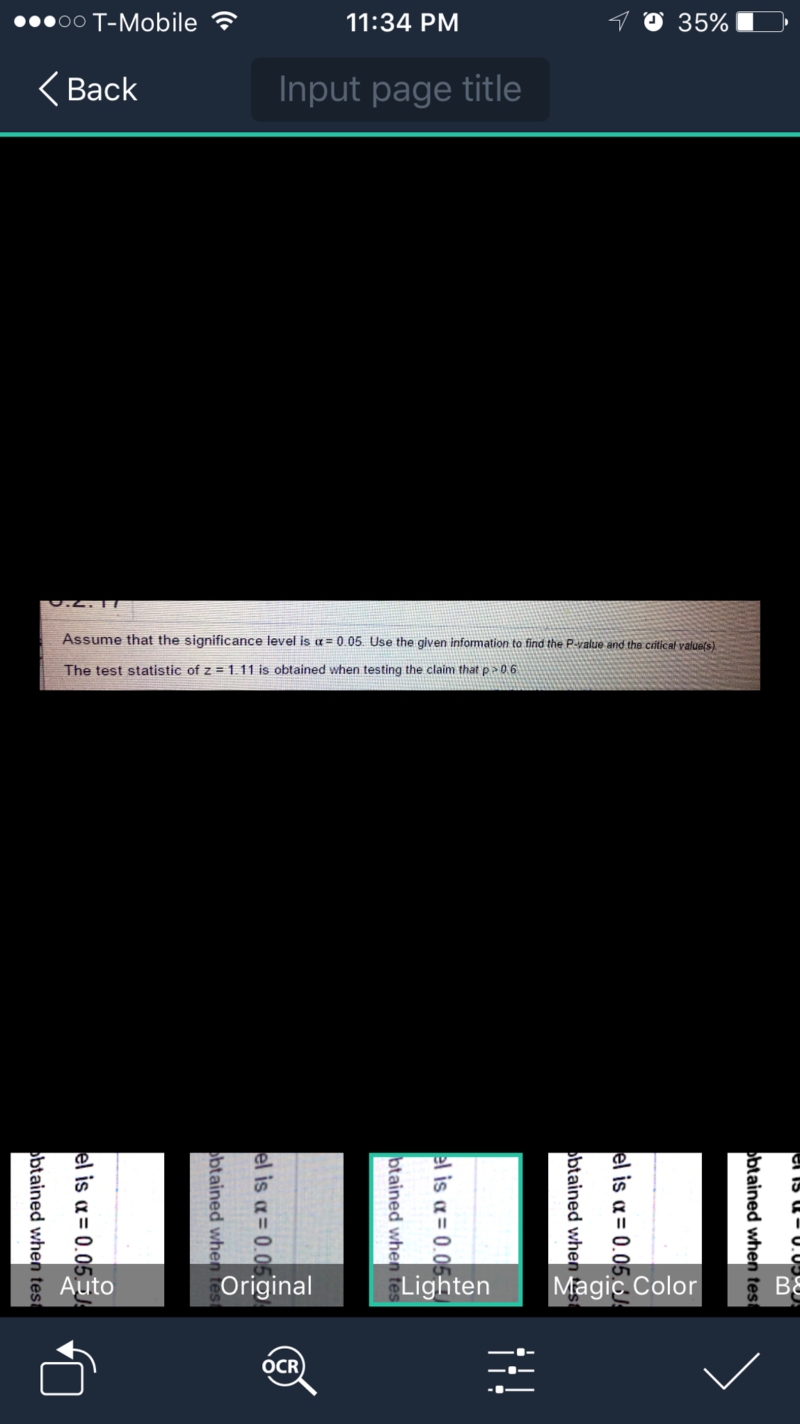 Solved Assume that the significance level is alpha = 0.05. | Chegg.com