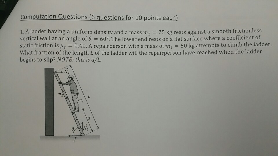 Solved Computation Questions (6 questions for 10 points | Chegg.com