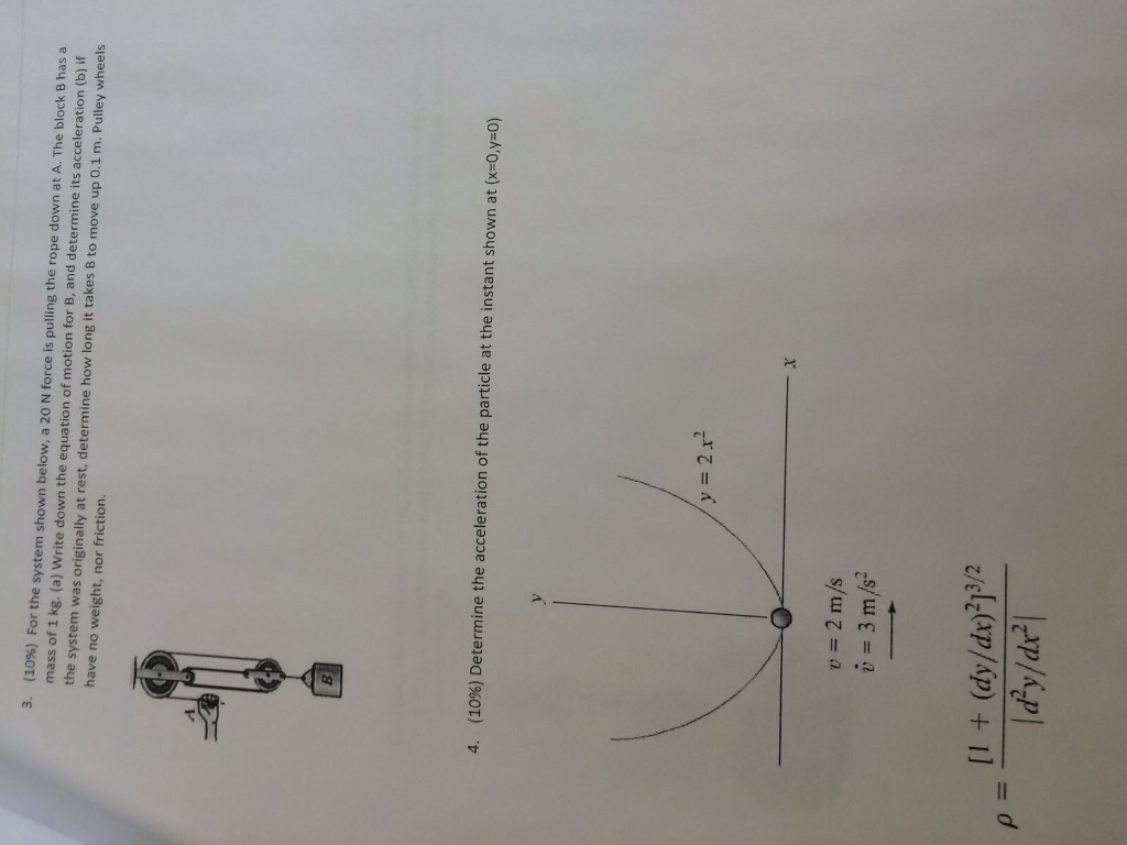 Solved For the system shown below, a 20 N force is pulling | Chegg.com