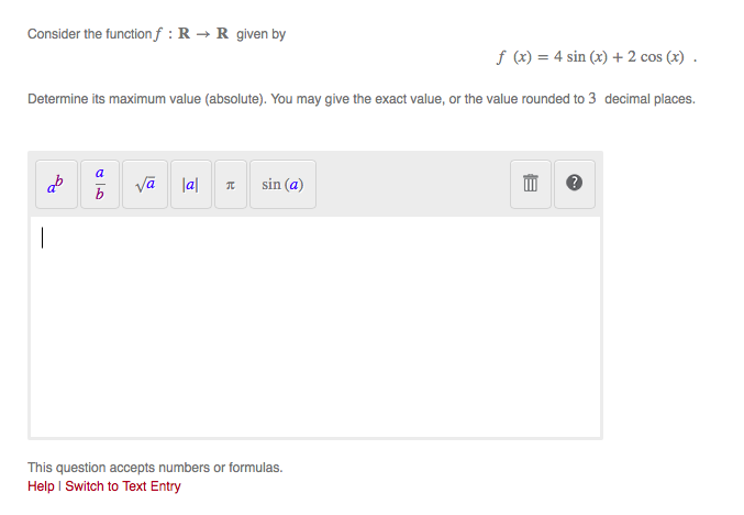Solved Consider the function f: R rightarrow R given by | Chegg.com
