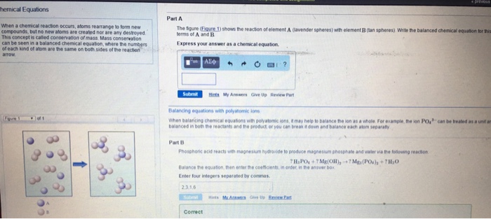 Solved When a chemical reaction occurs, atoms rearrange to | Chegg.com