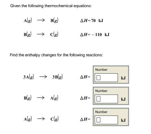 Solved Given the following thermochemical equations: Find | Chegg.com