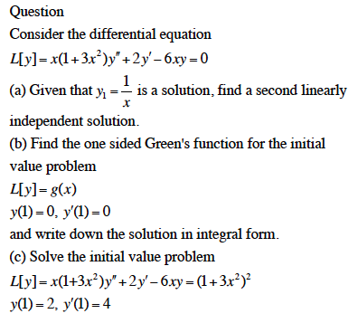 The fascinating connection - Second order | Chegg.com