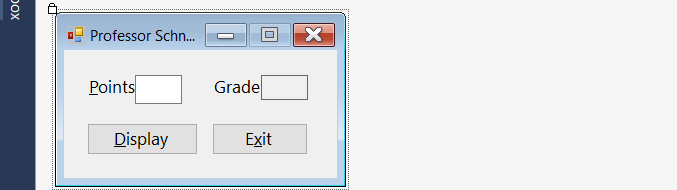 Solved In this exercise, you code the Professor Schneider | Chegg.com