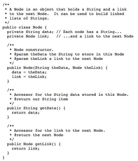 An interface for collections of strings. public | Chegg.com
