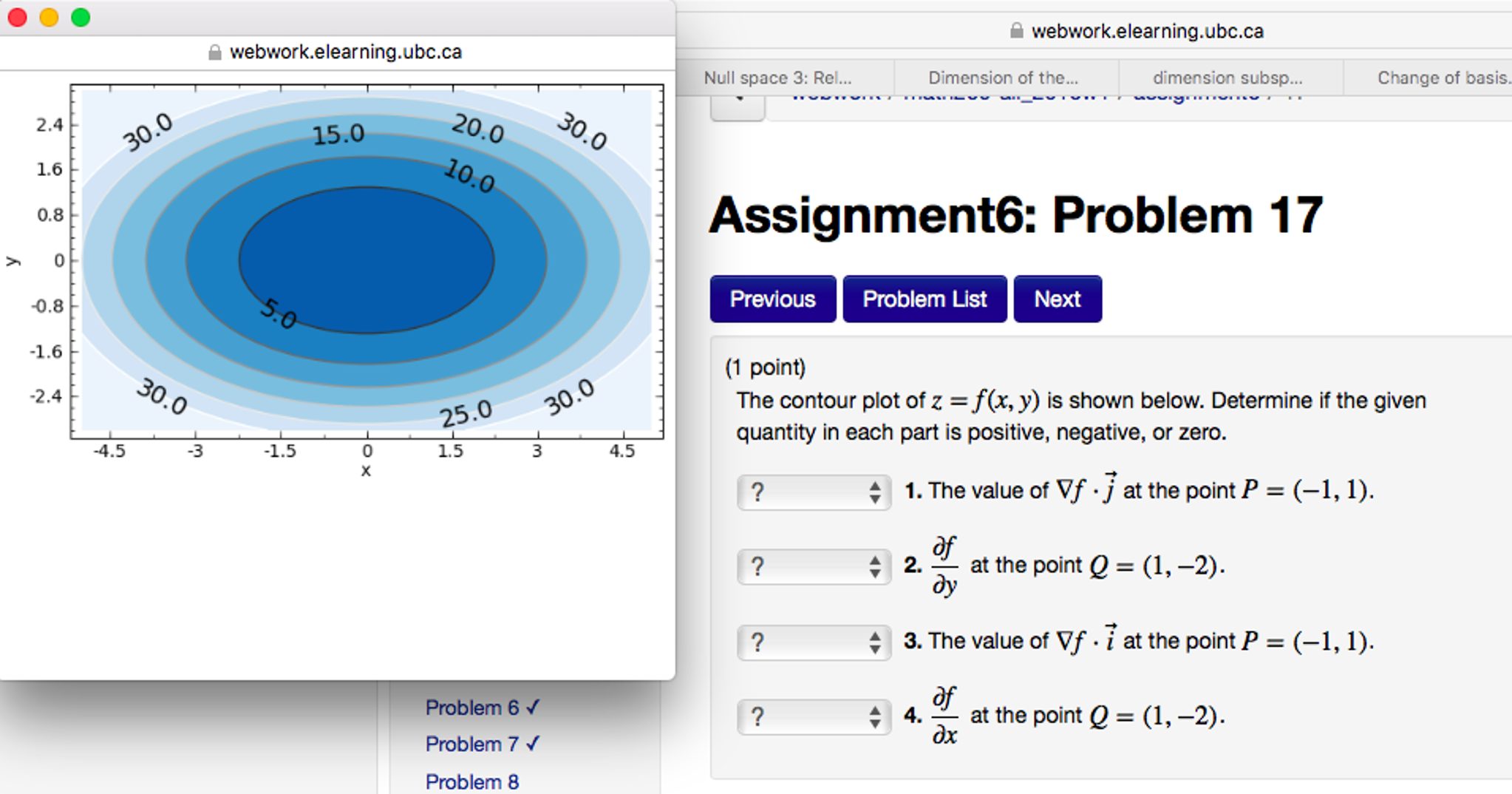 Solved The contour plot of z = f(x, y) is shown below. | Chegg.com