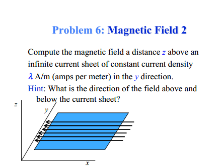 Solved Problem 6: Magnetic Field 2 Compute the magnetic | Chegg.com