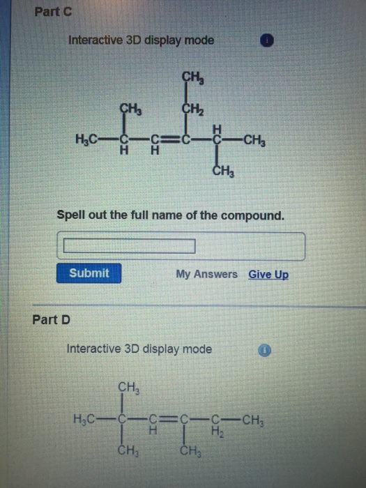 Solved Part A Interactive 3D display mode Spell out the full | Chegg.com