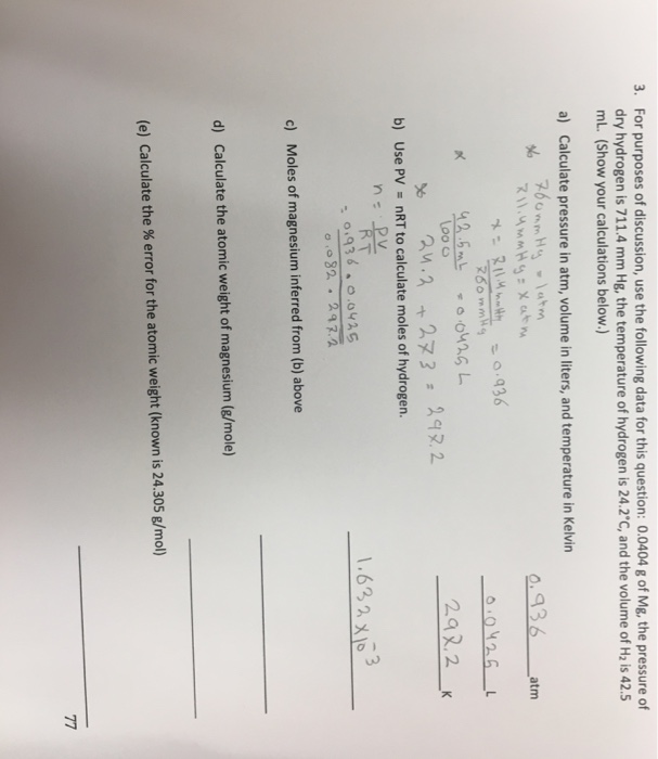 Solved For purposes of discussion, use the following data | Chegg.com
