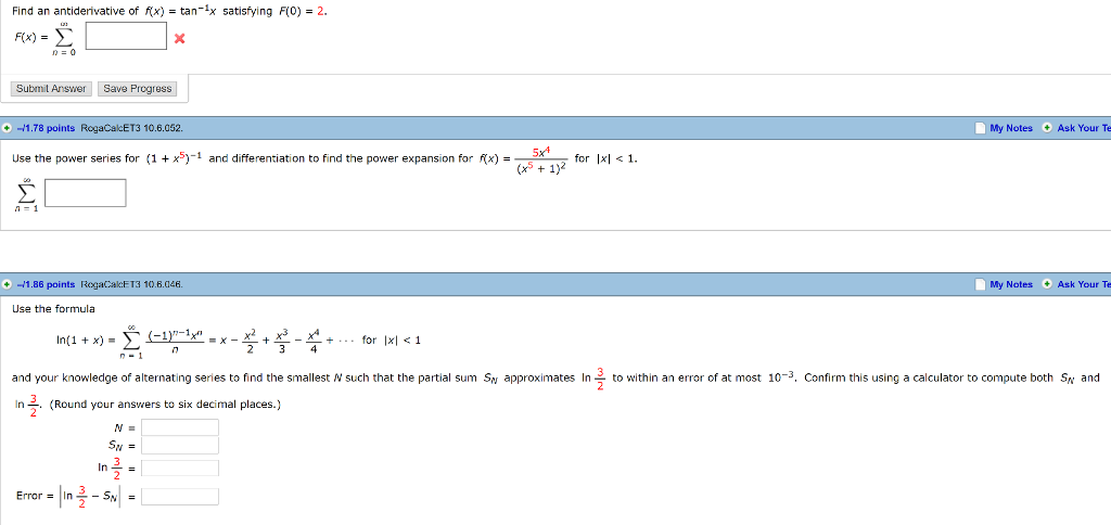 Solved Hi! This is for Calculus 2 and I can't figure it | Chegg.com