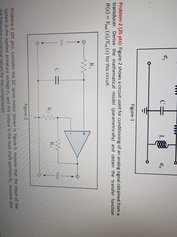 Solved Figure-1 Problem-2 (25 pts): Figure-2 shows a circuit | Chegg.com