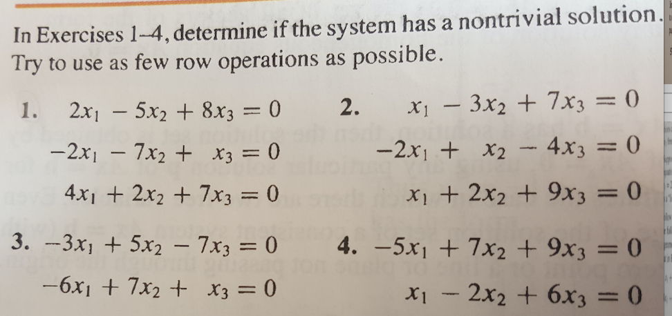 Solved ***LINEAR ALGEBRA PROBLEM***SHOW WORK | Chegg.com
