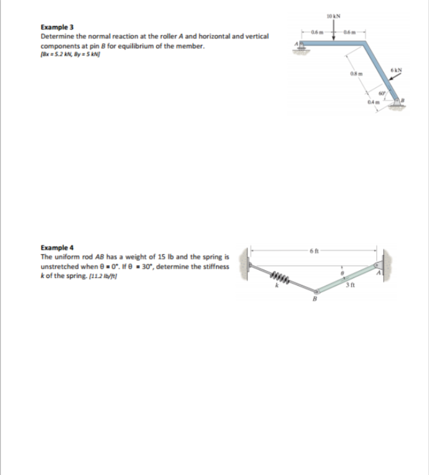 Review problems for my statics exam, looking for | Chegg.com