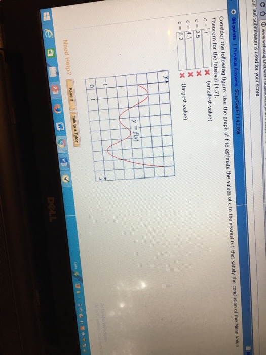 Solved Consider the following figure. Use the graph of f to | Chegg.com