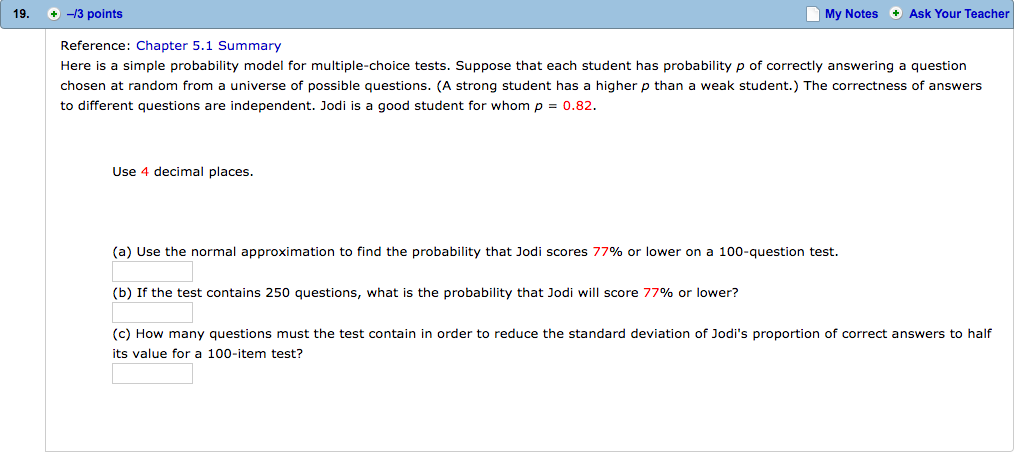Solved Here is a simple probability model for | Chegg.com