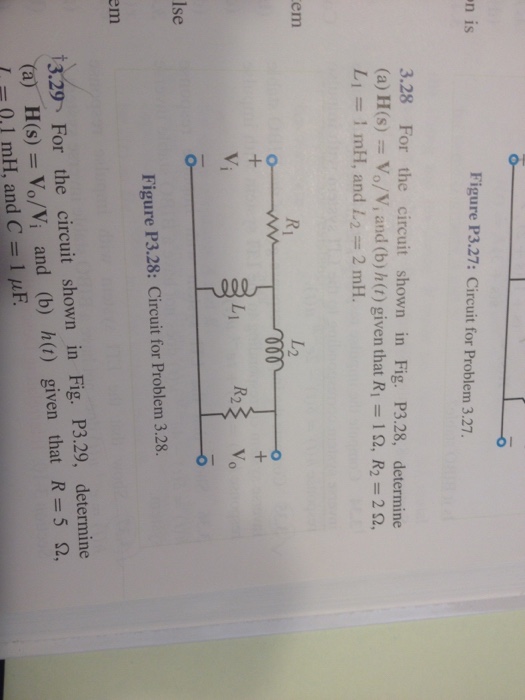 Solved For the circuit shown in Fig. P3.28, determine (a) | Chegg.com