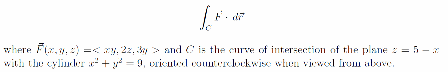 Solved Evaluate the line integral below by parameterizing | Chegg.com