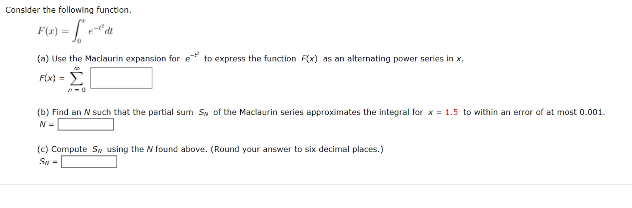 Solved Consider the following function. F(x) = integral^x _0 | Chegg.com